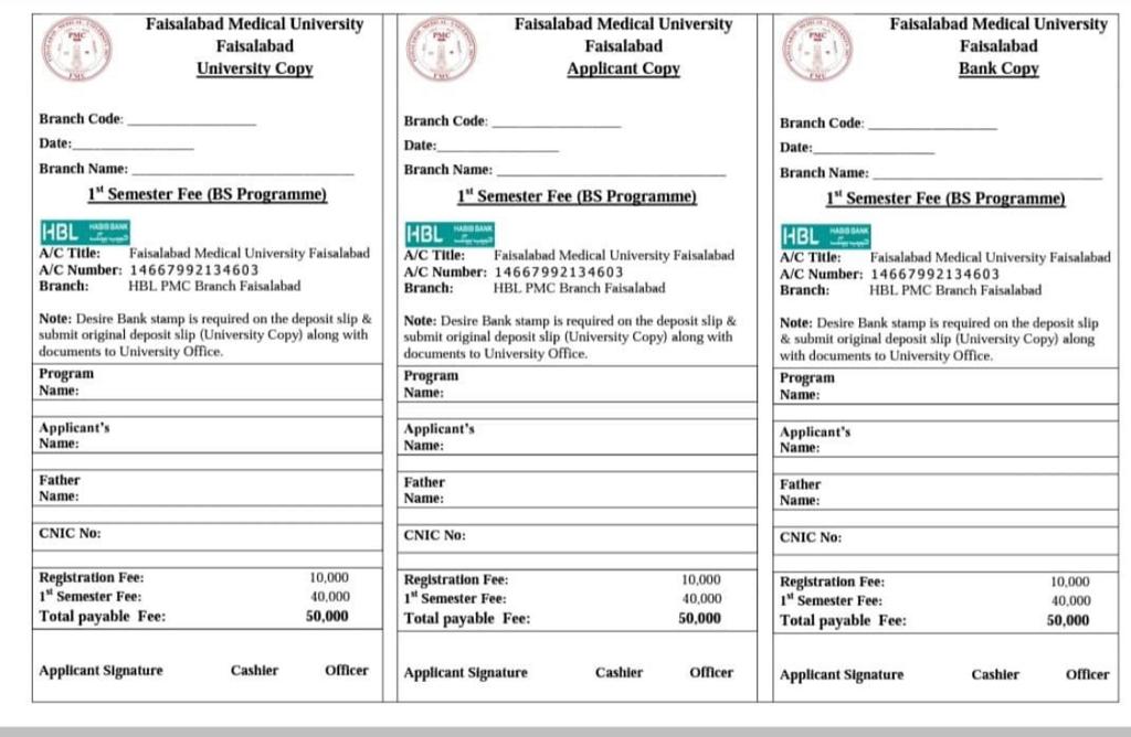 Faisalabad Medical University, Faisalabad